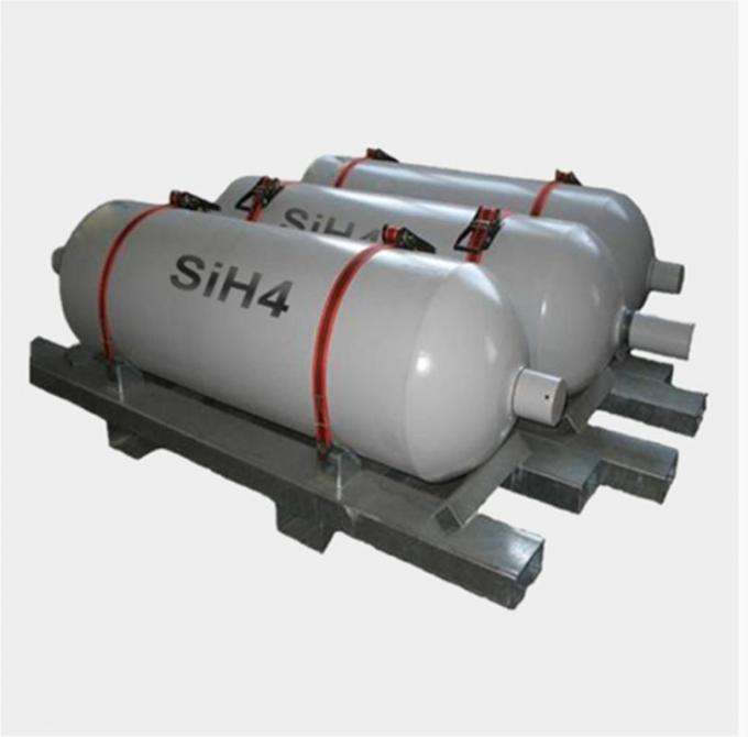 Electronic Industrial Grade silicon source Cylinder Gas sih4 Silane