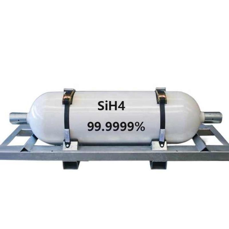 Hot Sale Cylinder Gas 99.9999% 6n High Purity Sih4 Gas Silane